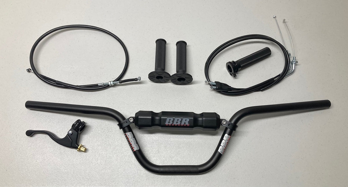 Honda CRF110 Handle Bar Kit 2019-2025 With Billet Throttle Tube ...